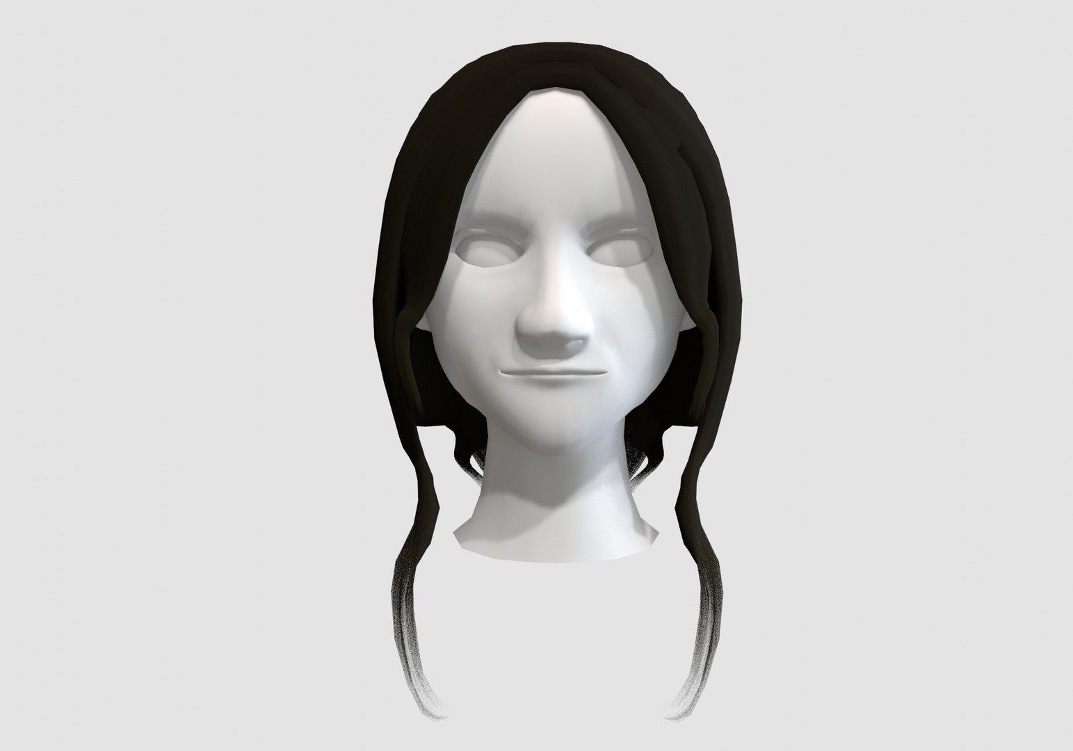 3D model cartoon sidelocks hairstyle - TurboSquid 1922804