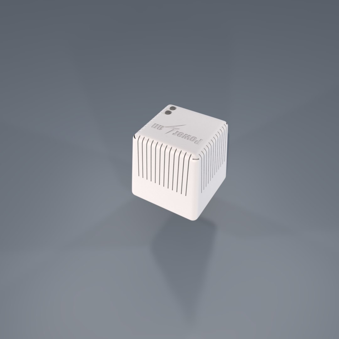 3d Model Powerline Adapter