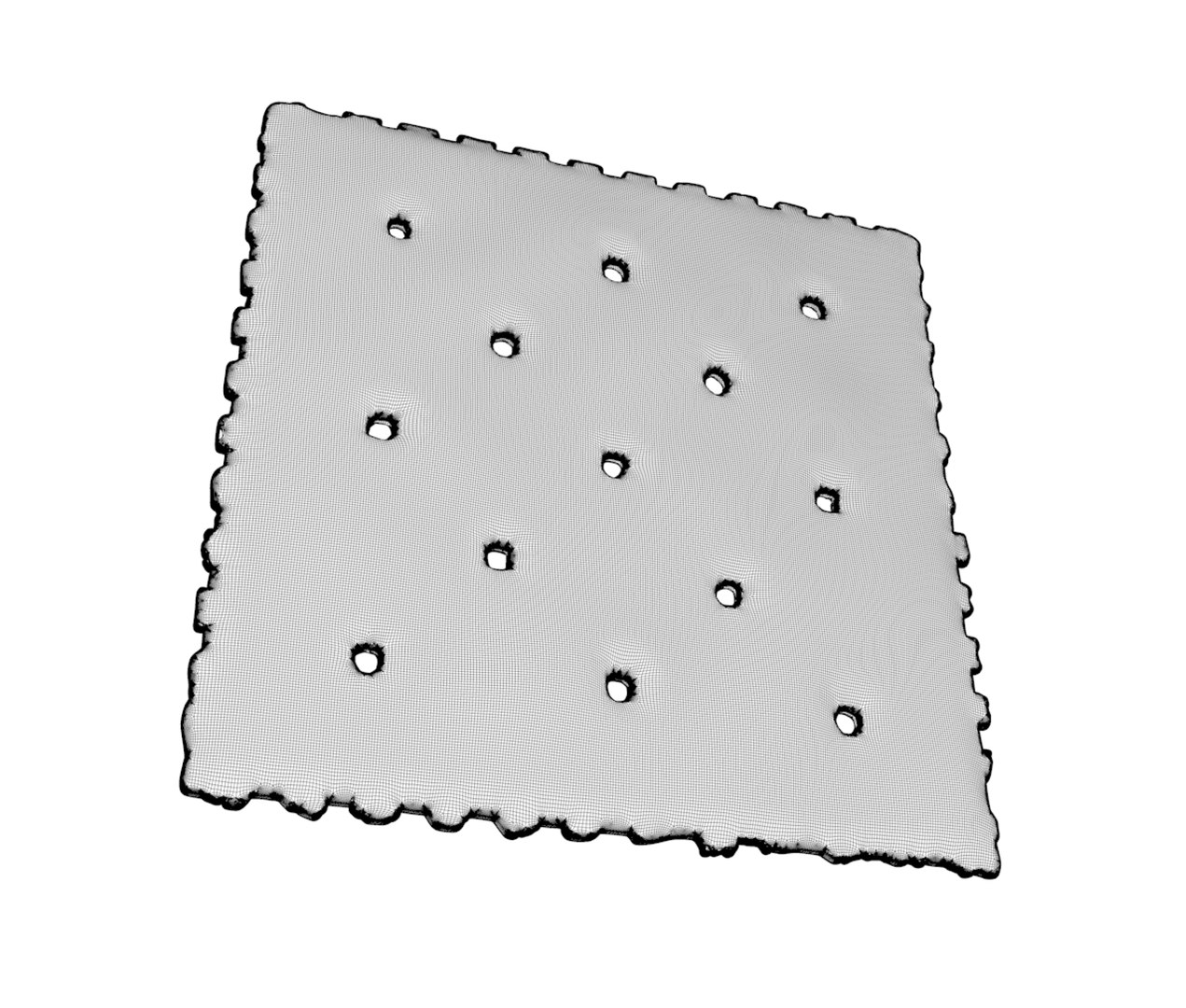 3D Crackers Saltine Salt - TurboSquid 1418602