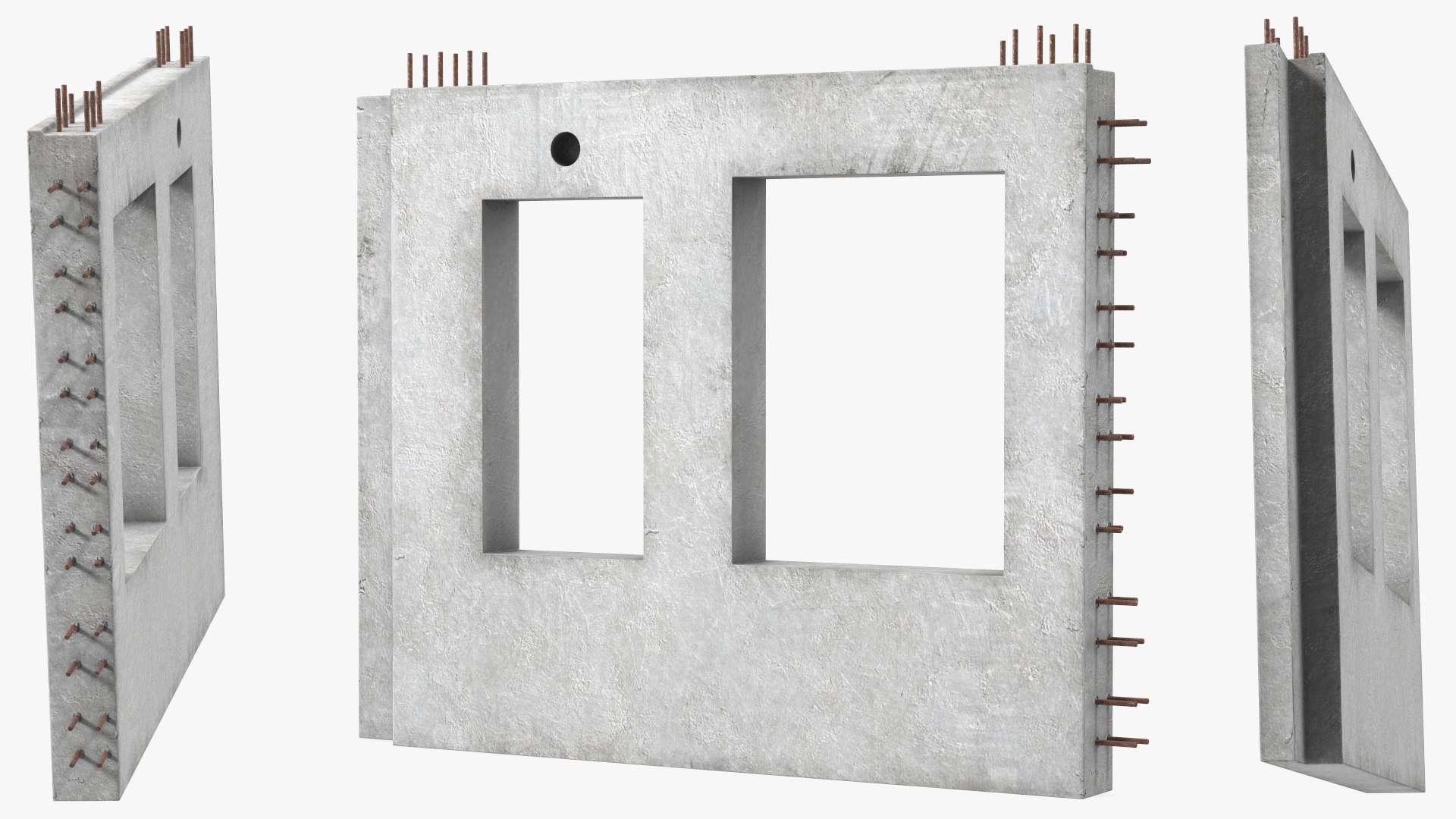 3D Precast Wall Panel Model - TurboSquid 1685718