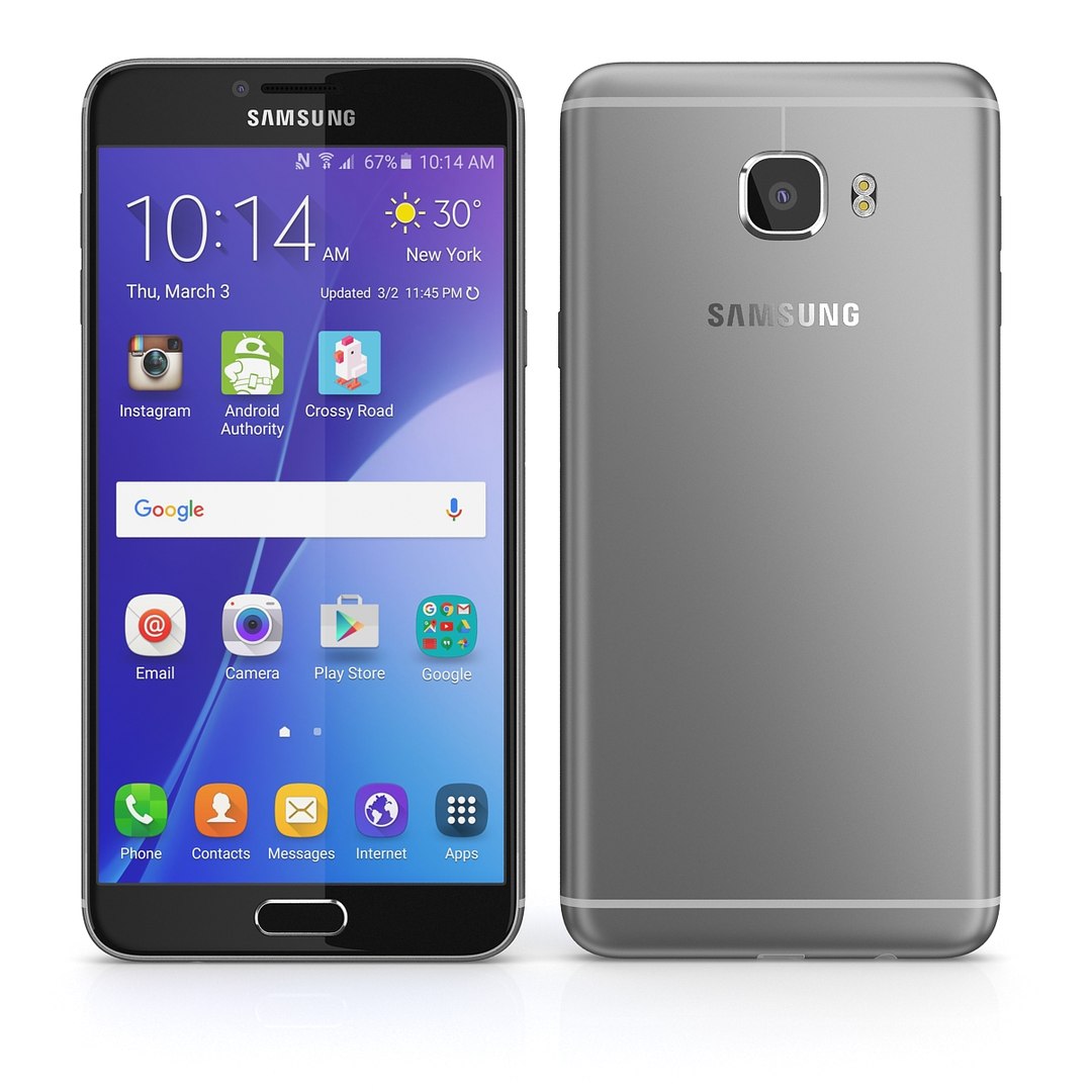 Samsung Galaxy C7 3d Model