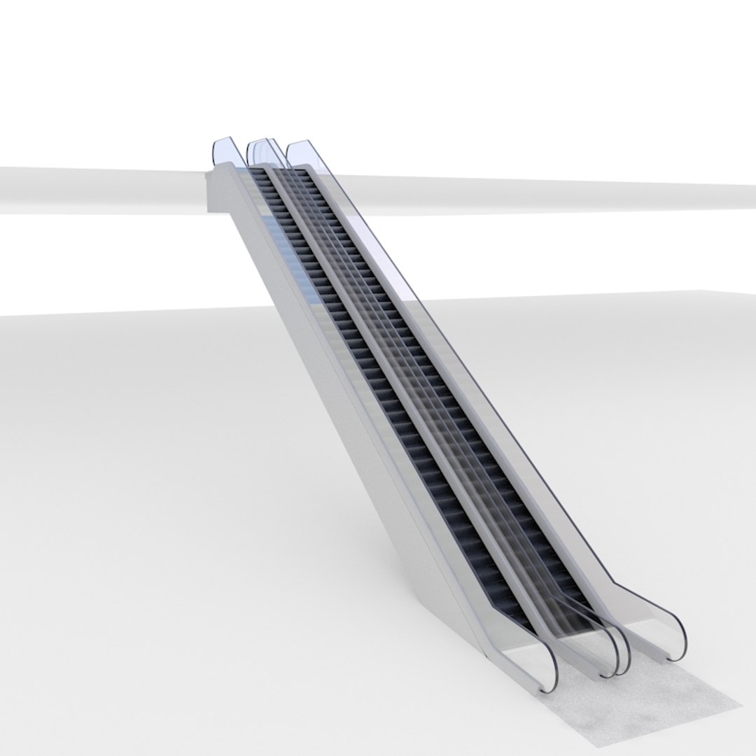 3d Model Of Escalator