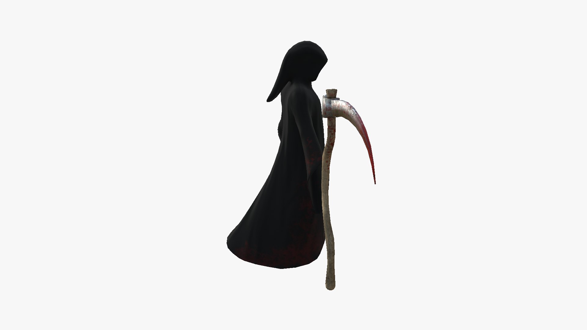 Grim Reaper Costume A03 Bloody Death - Character Design 3D - TurboSquid ...