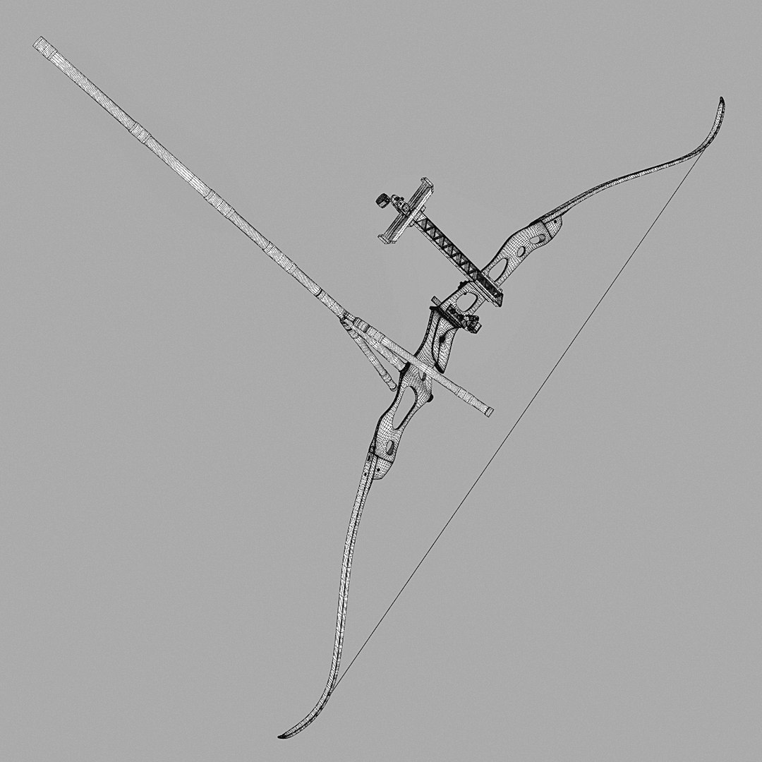 3d Olympic Recurved Bow Model