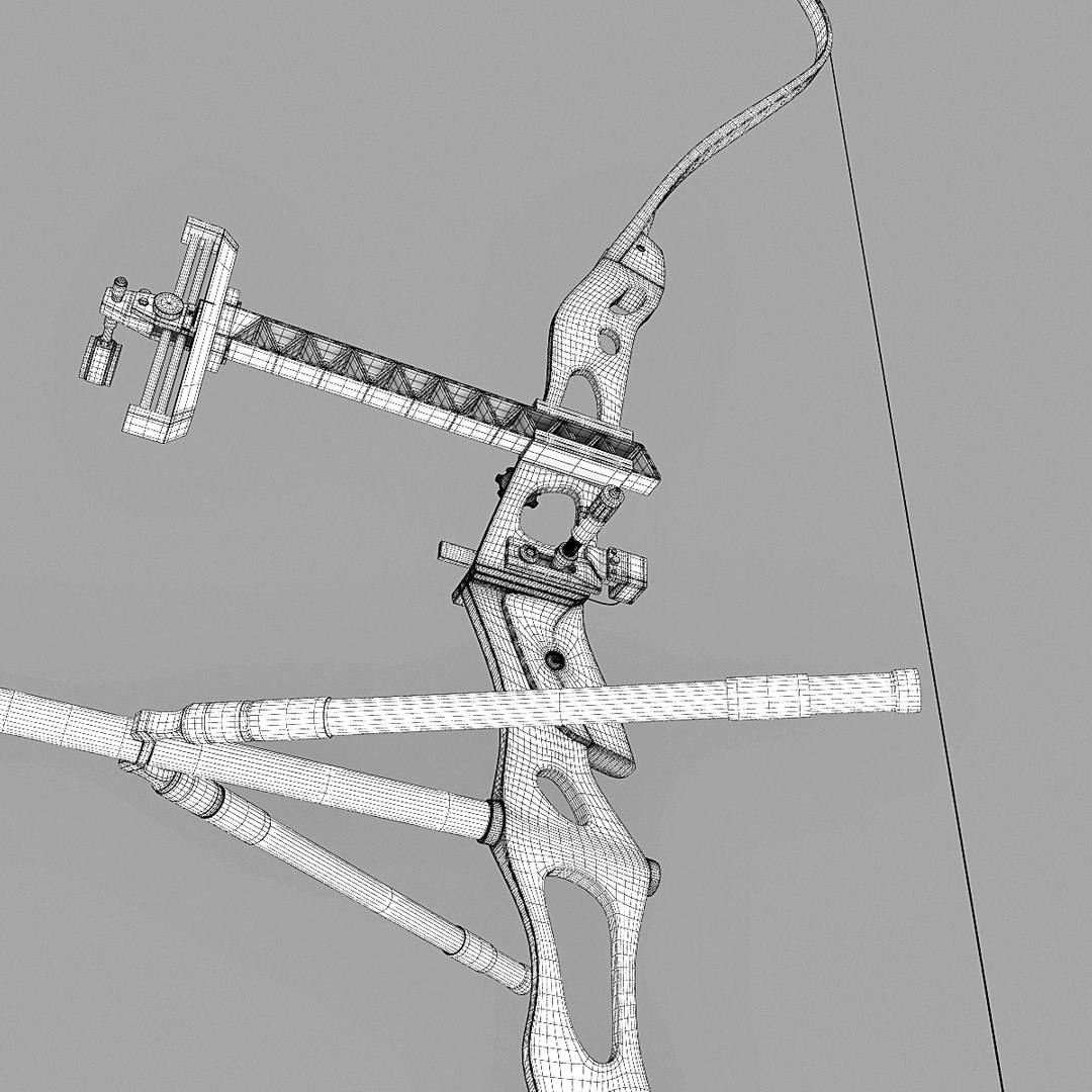3d Olympic Recurved Bow Model