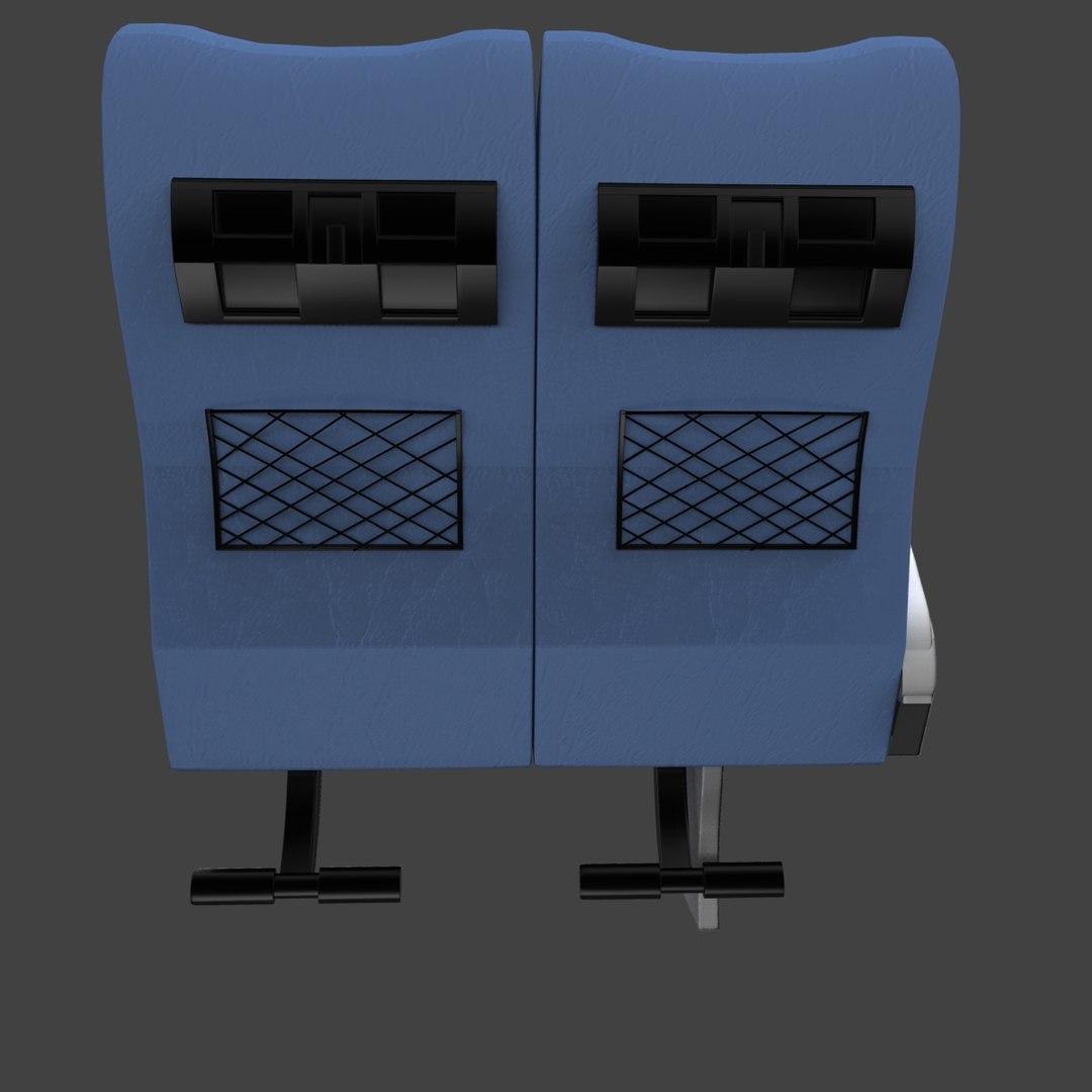Luxury Coach Seat 3d Model