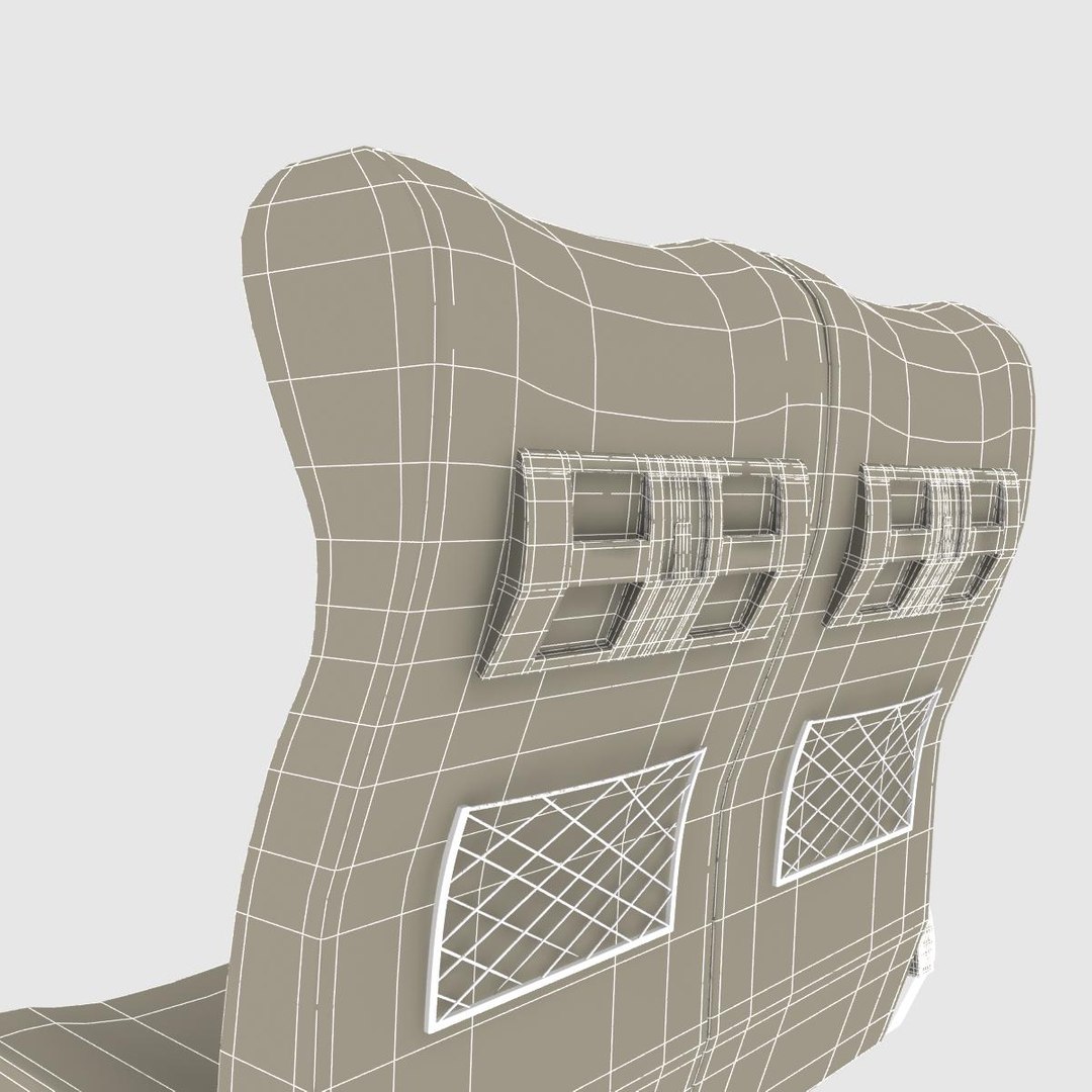 Luxury Coach Seat 3d Model