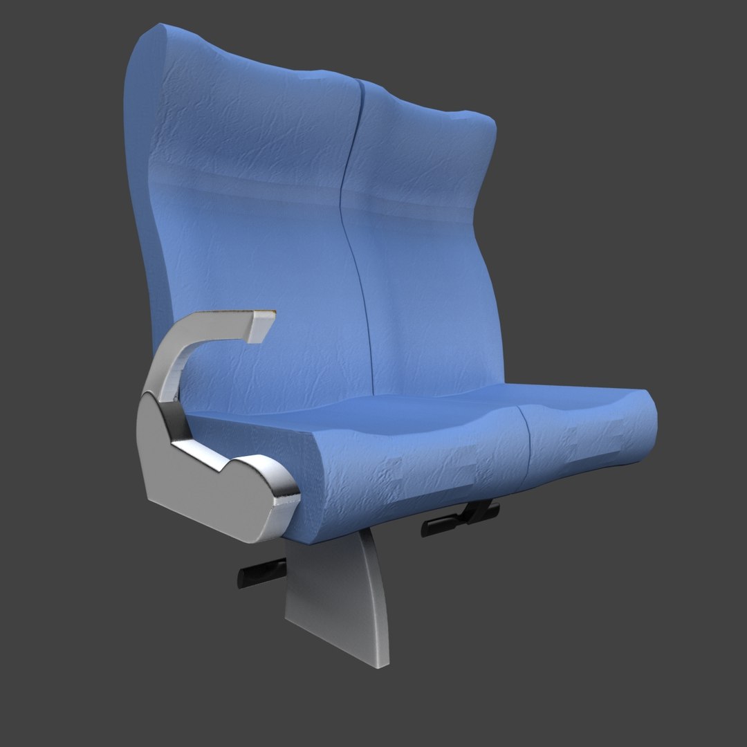 Luxury Coach Seat 3d Model