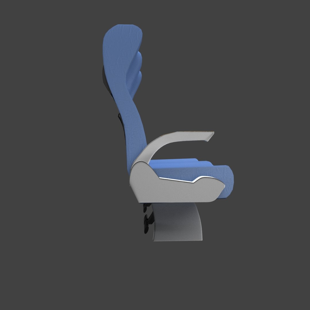 Luxury Coach Seat 3d Model