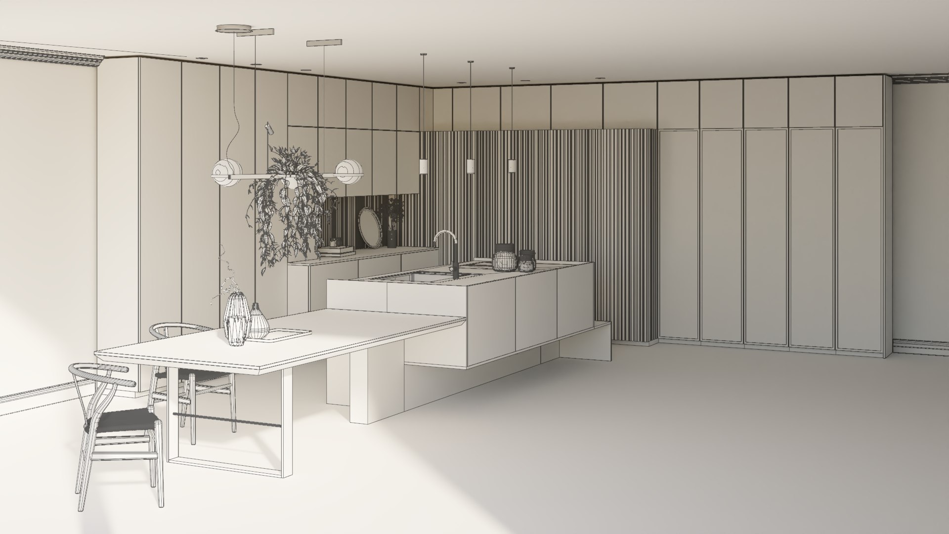 Kitchen Collection Furniture And Appliances 3D Model - TurboSquid 2020222