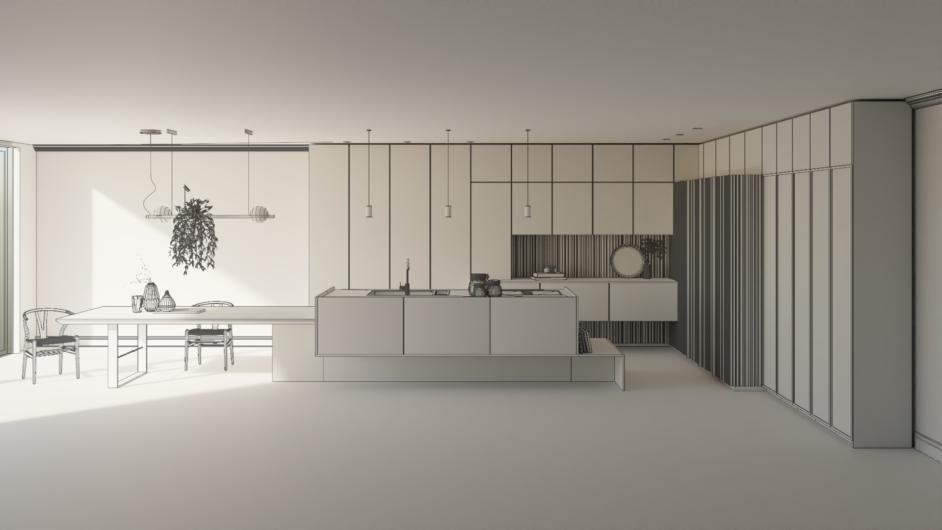 Kitchen Collection Furniture And Appliances 3D Model - TurboSquid 2020222