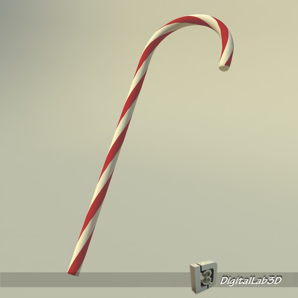 Free Candy Cane 3D Models for Download | TurboSquid