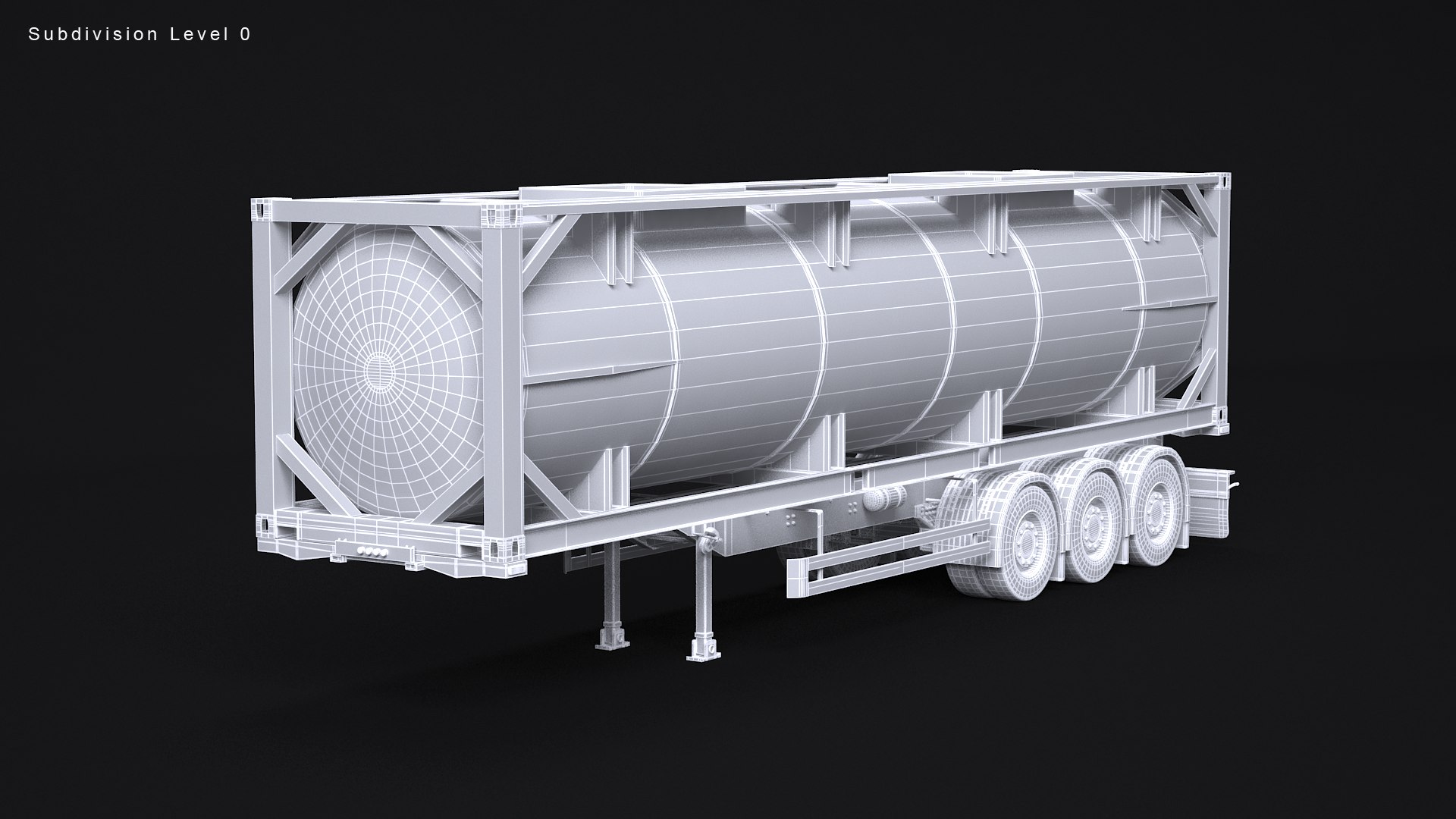 Iso Tanker Trailer 3D Model - TurboSquid 1550221