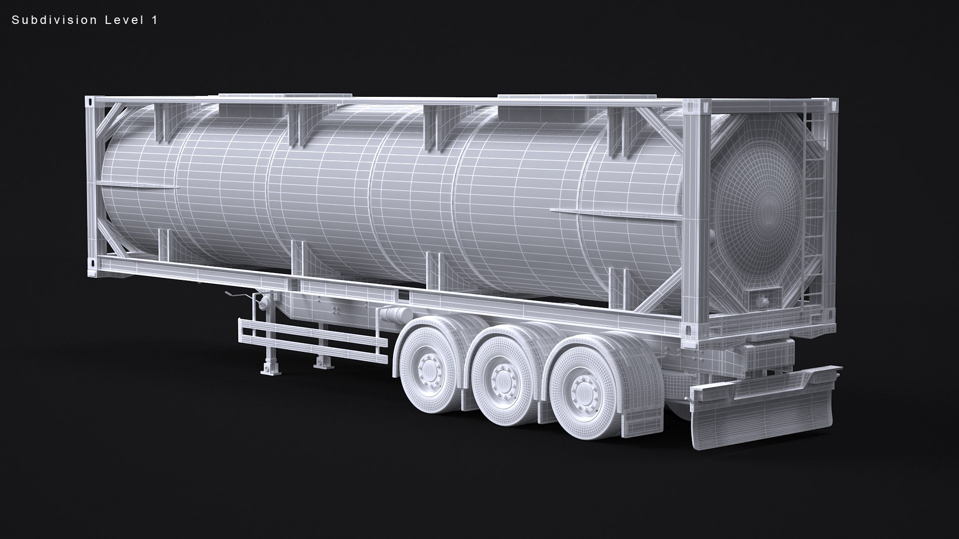 Iso Tanker Trailer 3D Model - TurboSquid 1550221