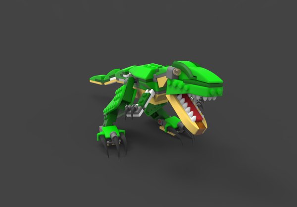 modelo 3d Dinosaurio REX LEGO - TurboSquid 2215626