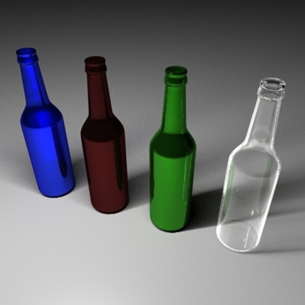 free beer bottle 3d model
