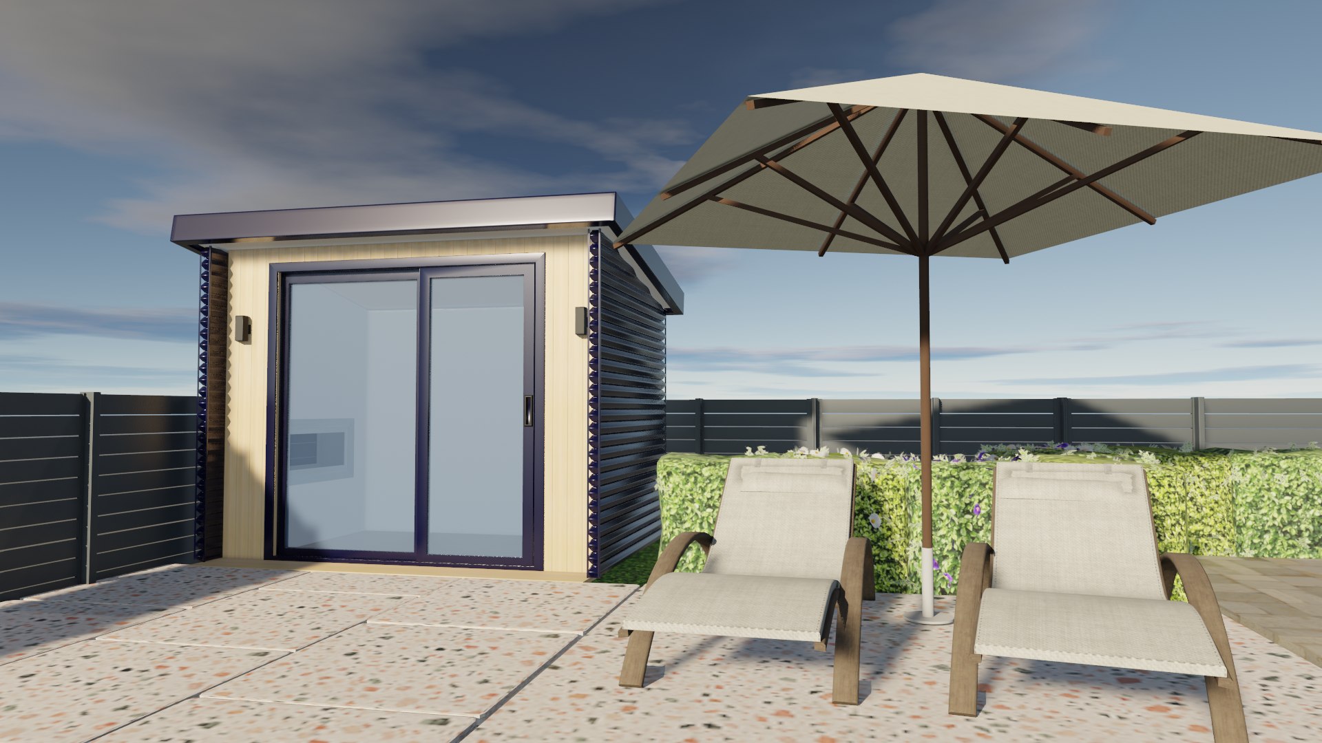 Modern Suburban House 3D Model - TurboSquid 2249370