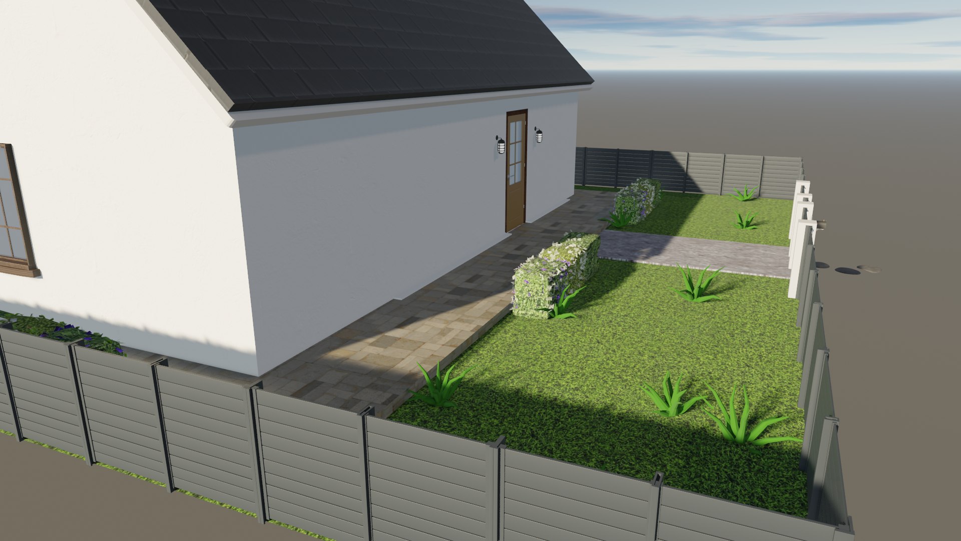 Modern Suburban House 3D Model - TurboSquid 2249370