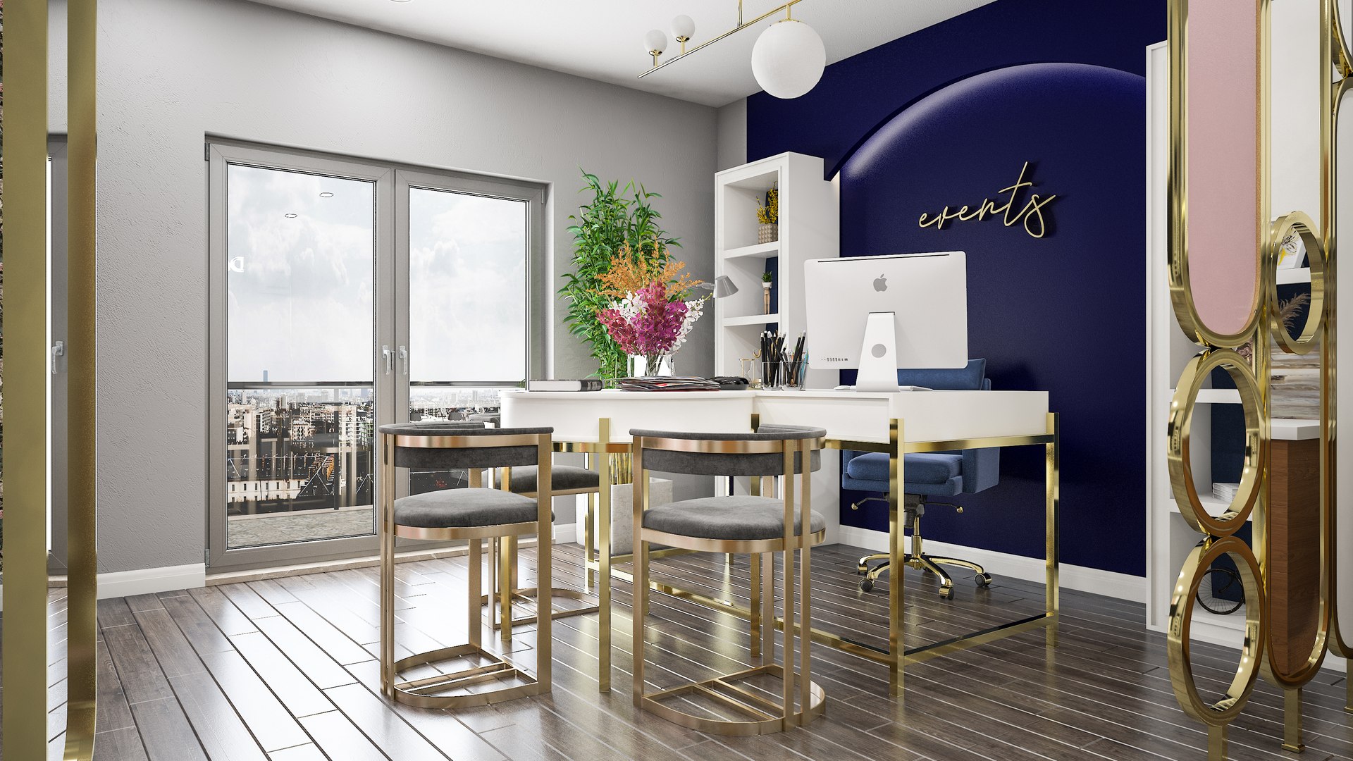 Event Planner Office Design 3D Model - TurboSquid 1717089