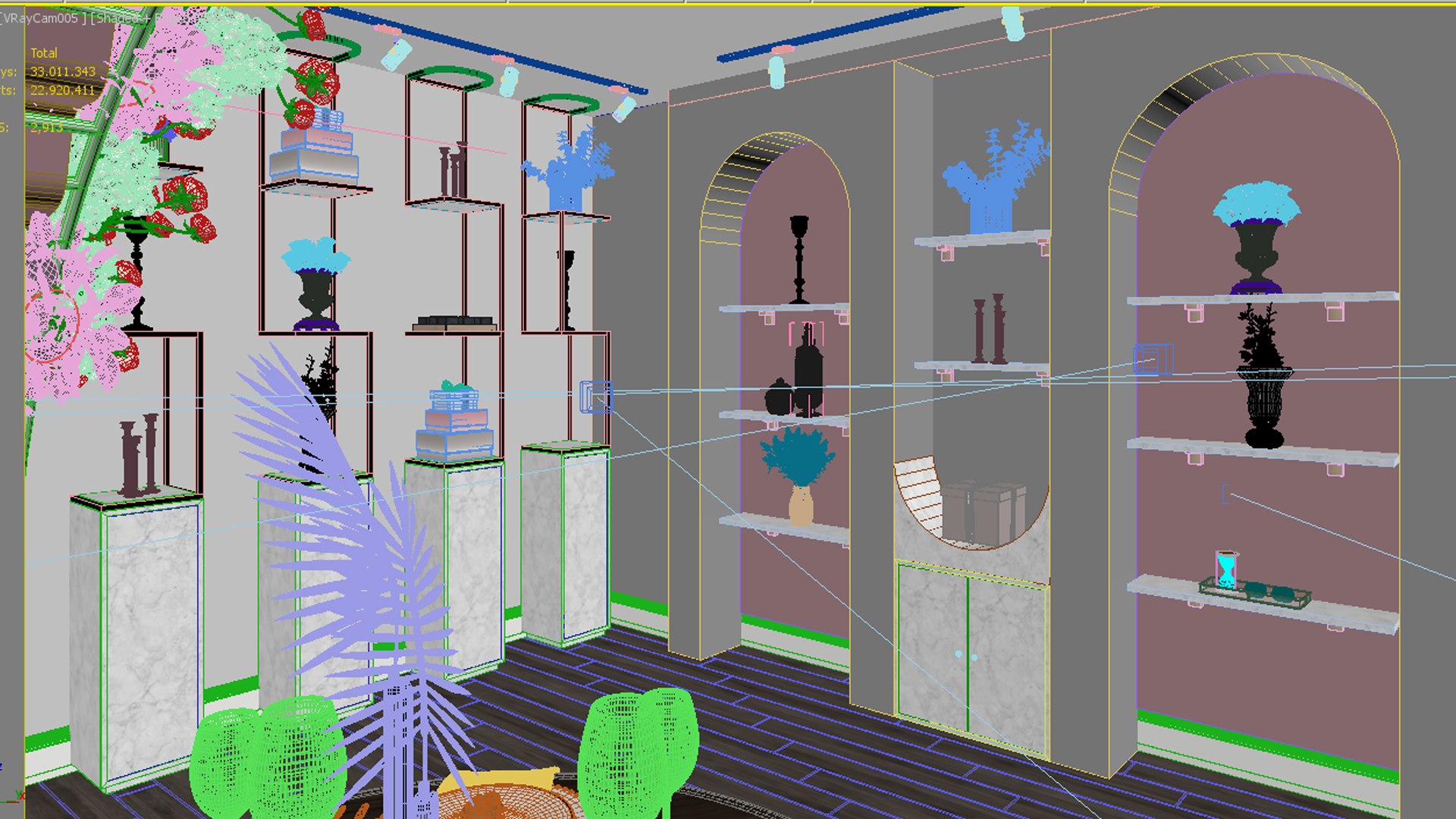 Event Planner Office Design 3D Model - TurboSquid 1717089