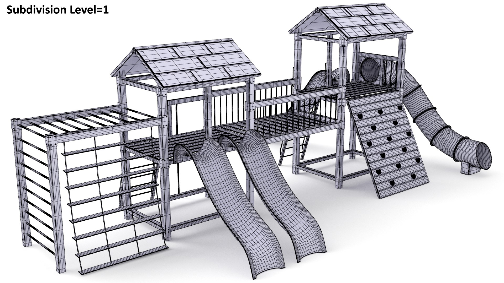 Playground Jungle Gym 02 3D Model - TurboSquid 2142058