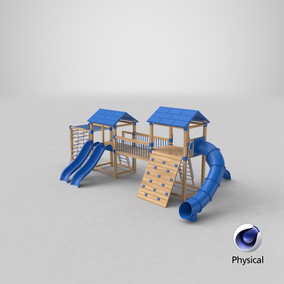 Playground Jungle Gym 02 3D Model - TurboSquid 2142058