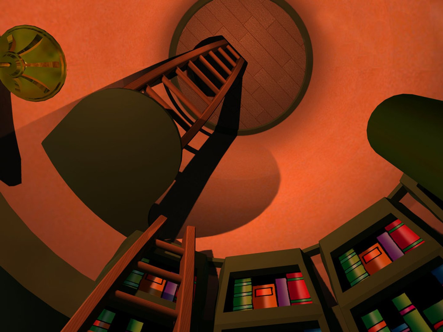 Santa Crib Toon Christmas 3d Model