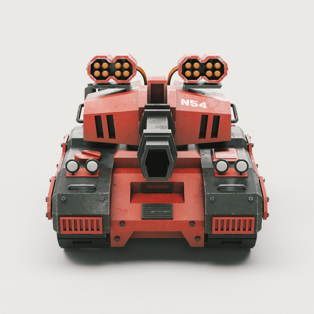 Concept Tank 01 3D Model - TurboSquid 1925456