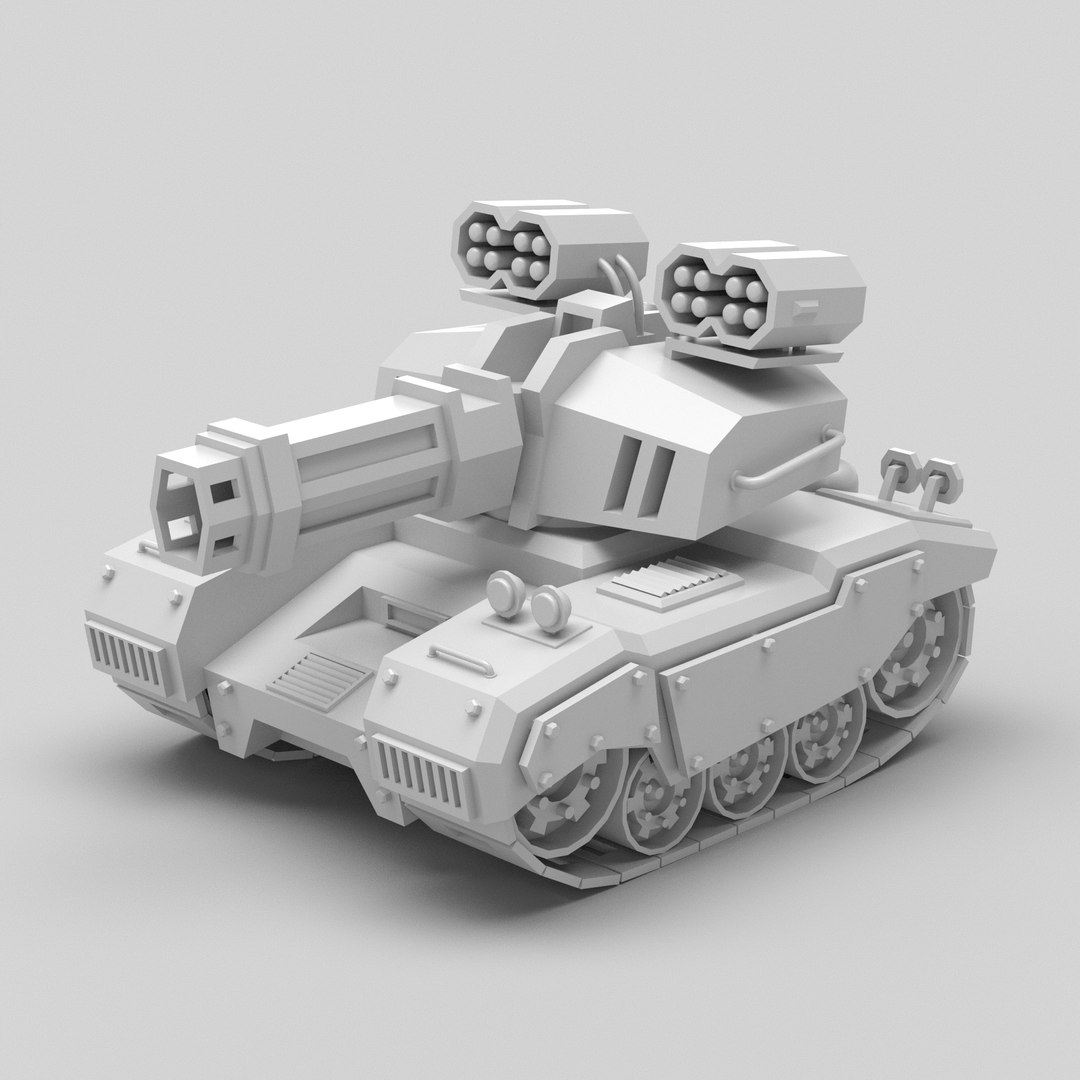 Concept Tank 01 3D Model - TurboSquid 1925456