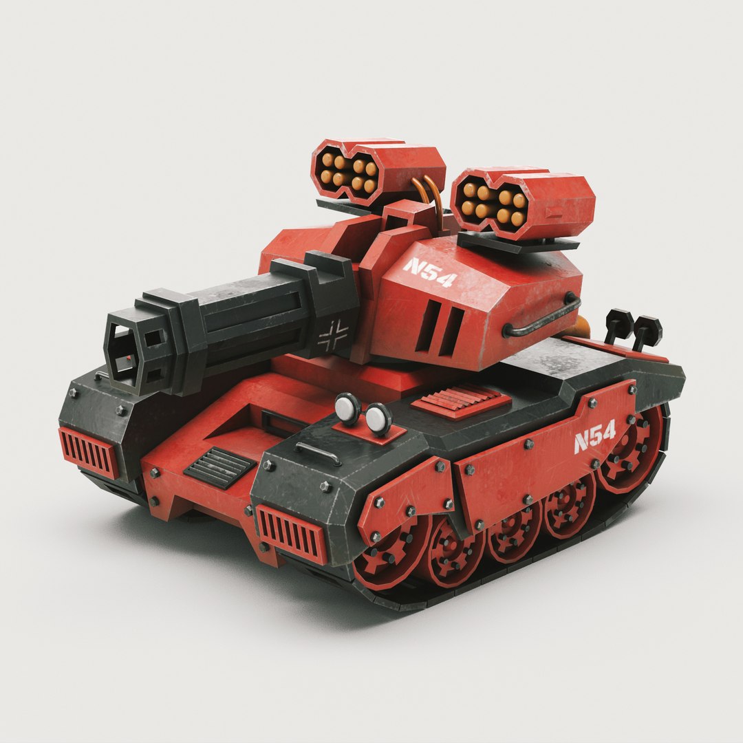Concept Tank 01 3D Model - TurboSquid 1925456