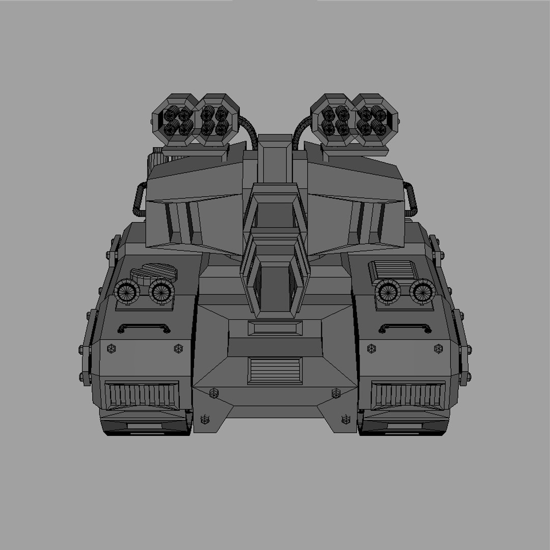 Concept Tank 01 3D Model - TurboSquid 1925456