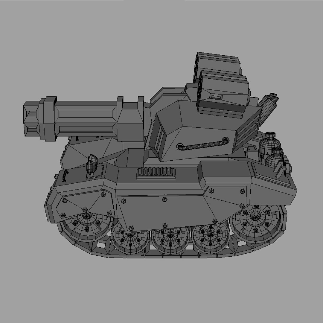 Concept Tank 01 3D Model - TurboSquid 1925456