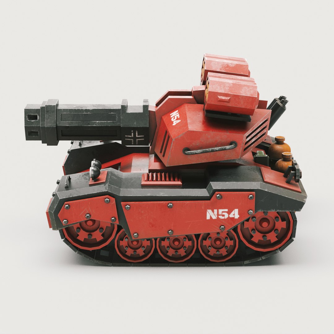 Concept Tank 01 3D Model - TurboSquid 1925456