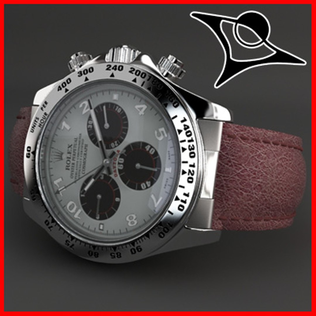 3d rolex daytona model