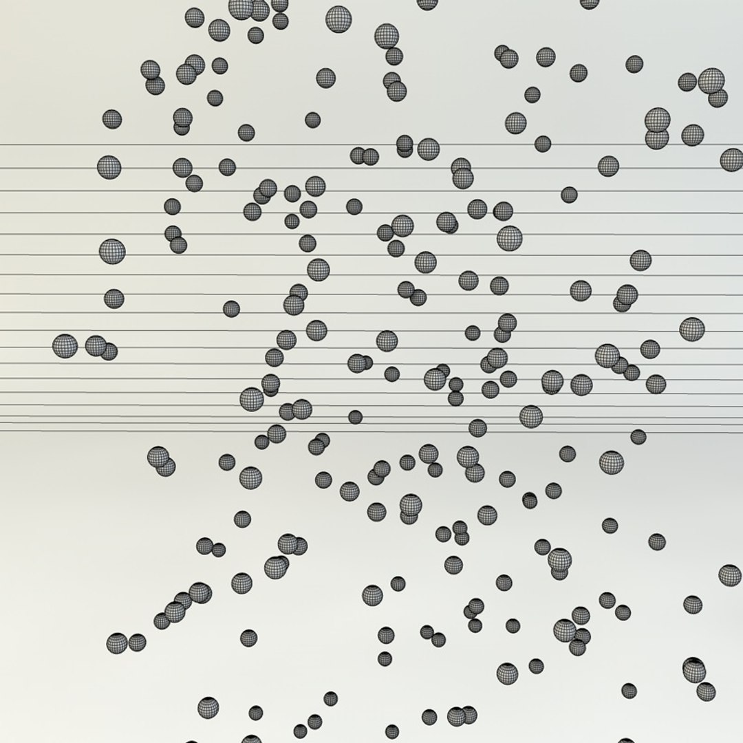 3d Glass Chilled Water Model