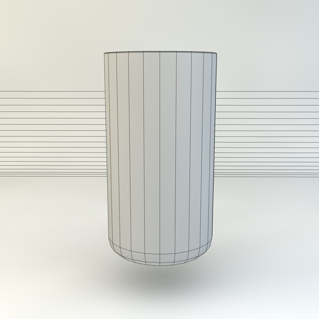 3d Glass Chilled Water Model