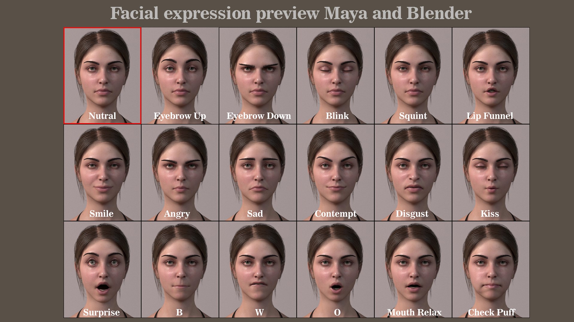 3D Female Base Model Pack Rig Model - TurboSquid 2319433