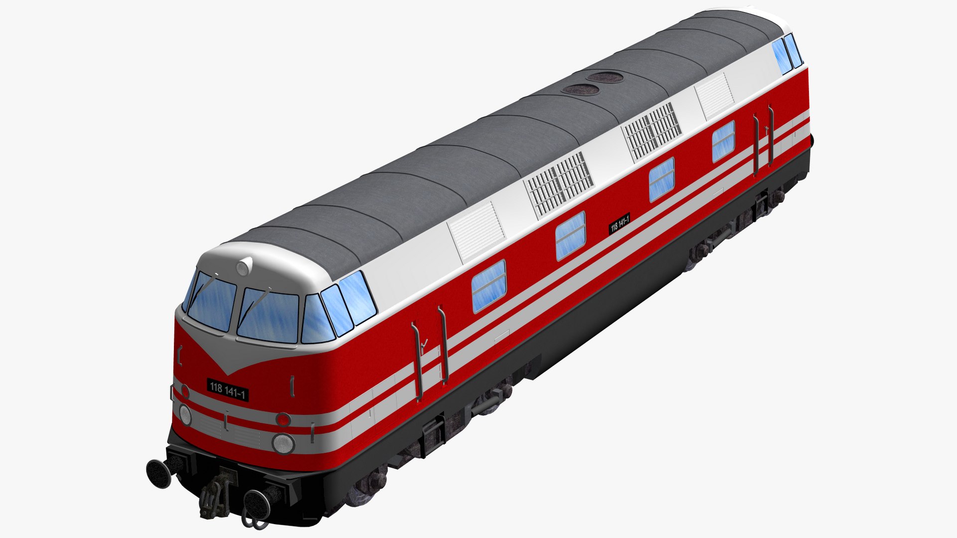 3D dr class v180 diesel hydrodynamic locomotive - TurboSquid 1870499