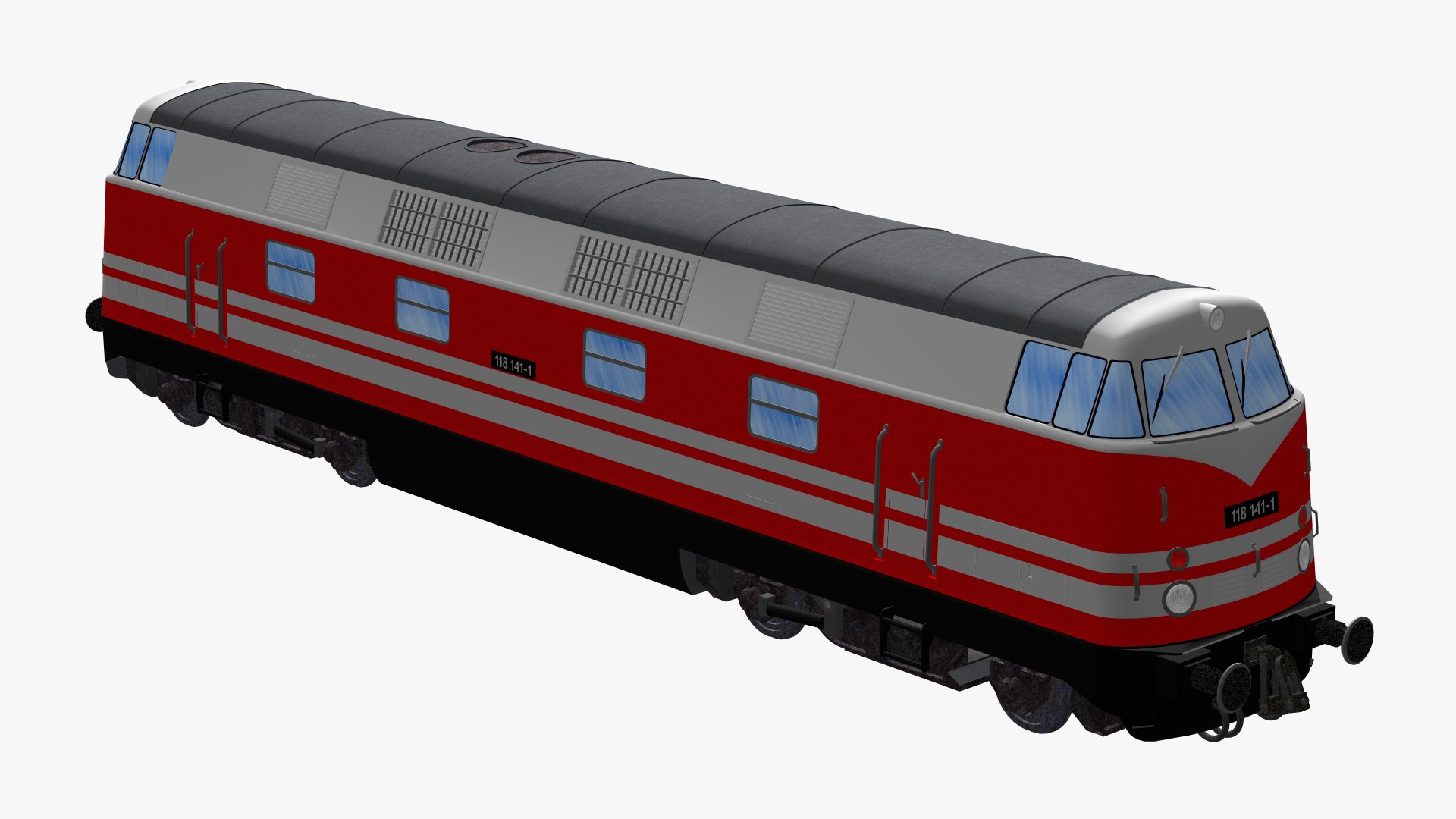 3D dr class v180 diesel hydrodynamic locomotive - TurboSquid 1870499