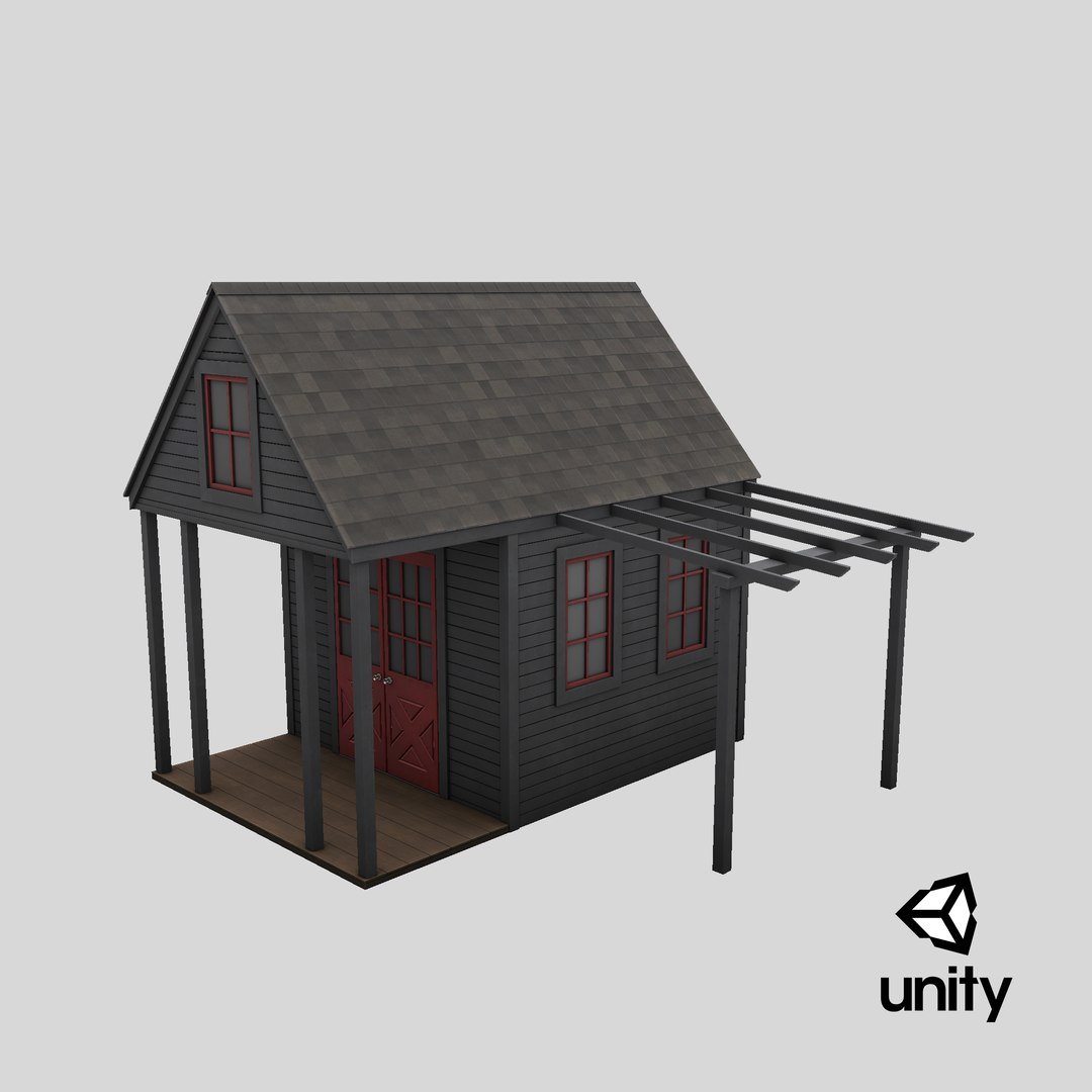 Garden Cabin 5 3D model - TurboSquid 1950245