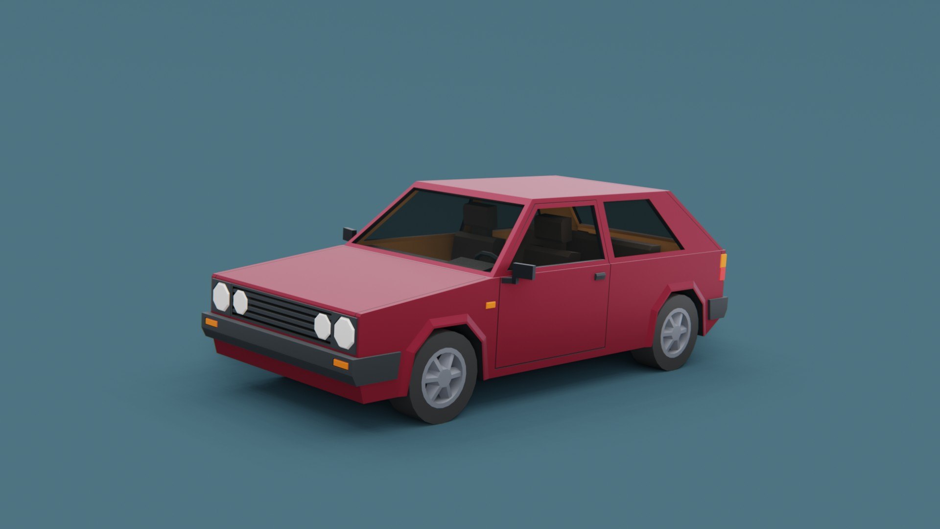 3D Stylized Euro Cars 80s Assets Pack - TurboSquid 2298610