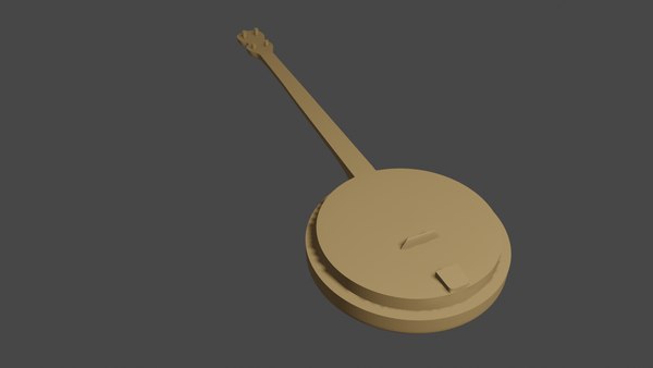 modelo 3d Banjo de baja poligonización - TurboSquid 2360424