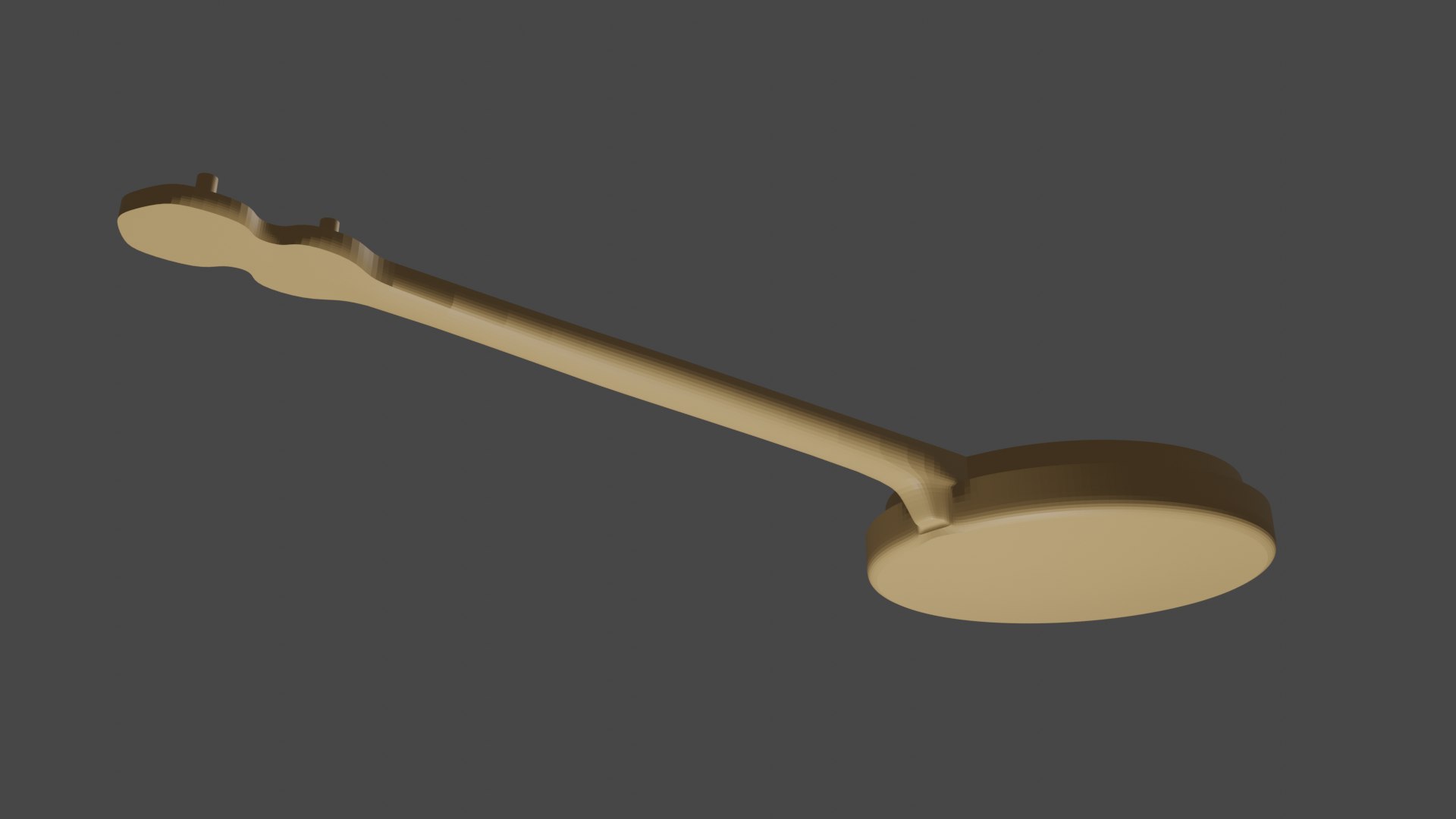 3D Low Poly Banjo Model - TurboSquid 2360424