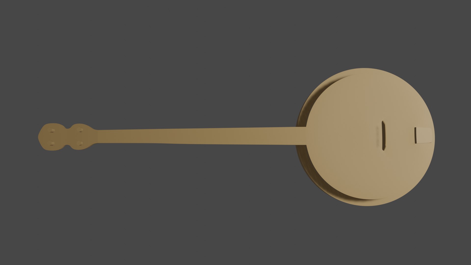 3D Low Poly Banjo Model - TurboSquid 2360424