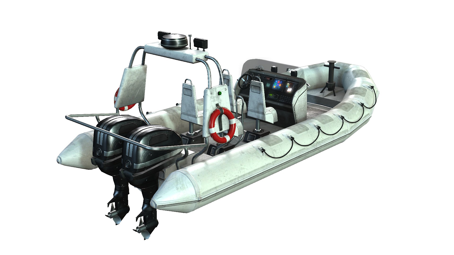 3D Tactical Boat - TurboSquid 2429306
