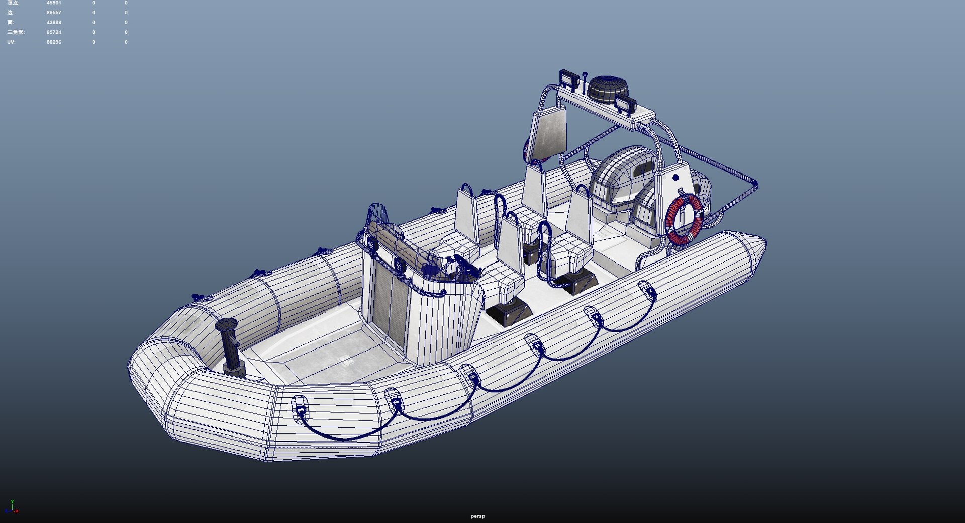 3D Tactical Boat - TurboSquid 2429306