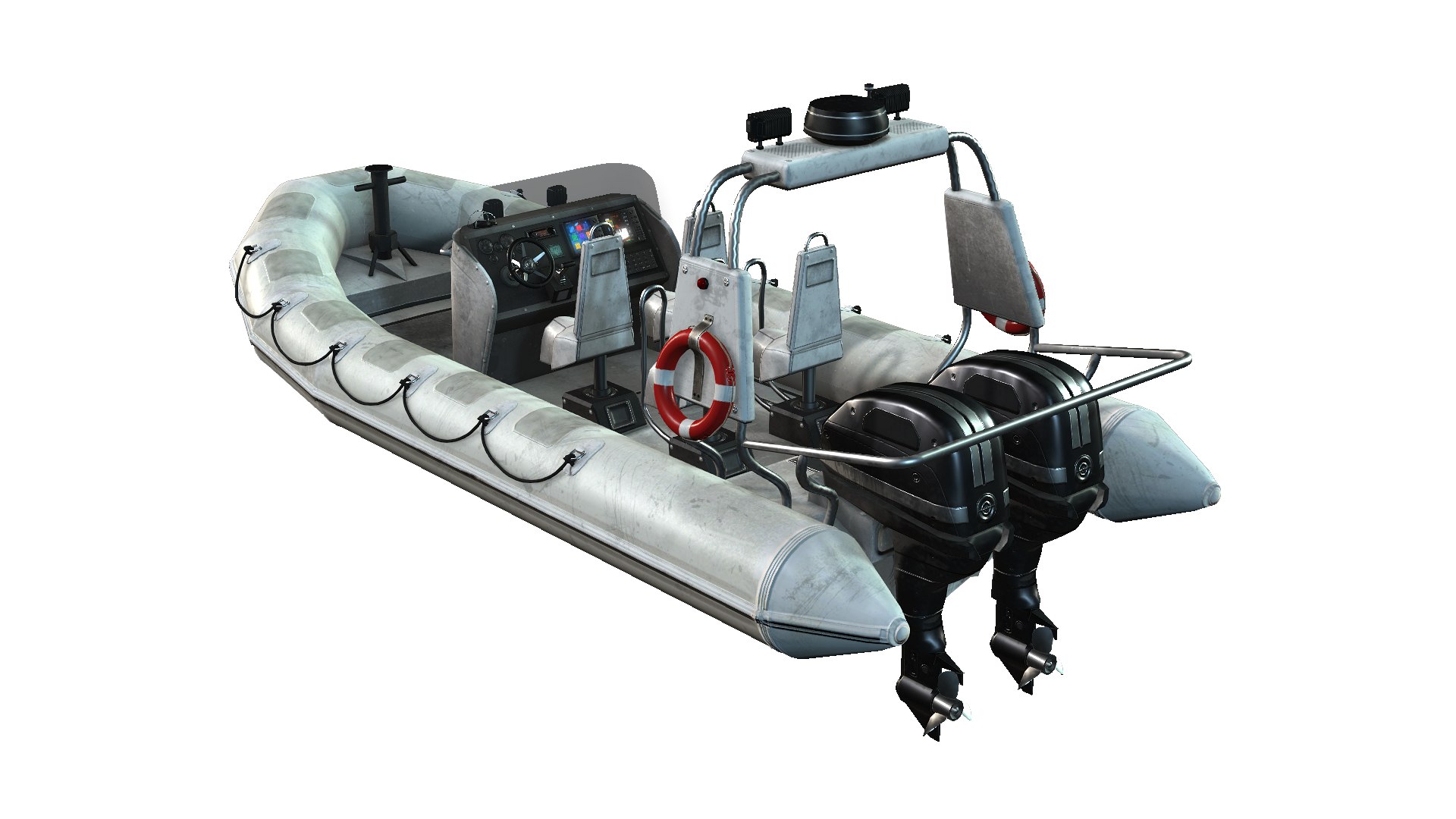 3D Tactical Boat - TurboSquid 2429306