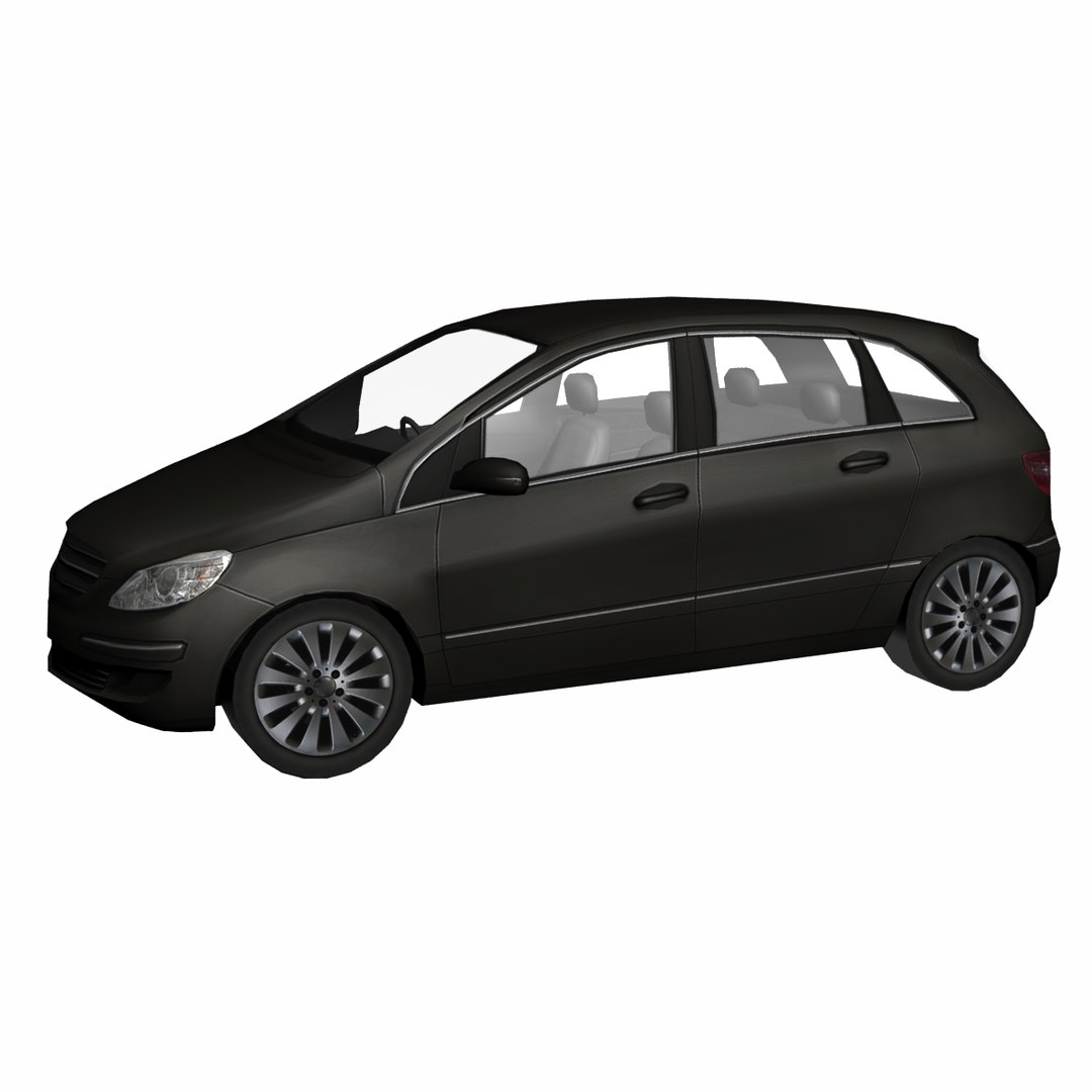 3d Model Black Car