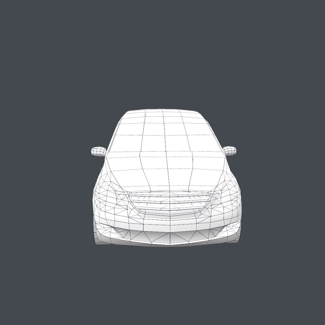 3d Model Black Car