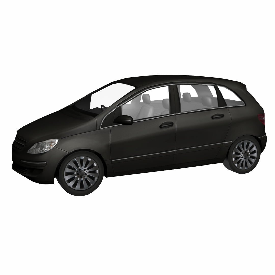 3d Model Black Car
